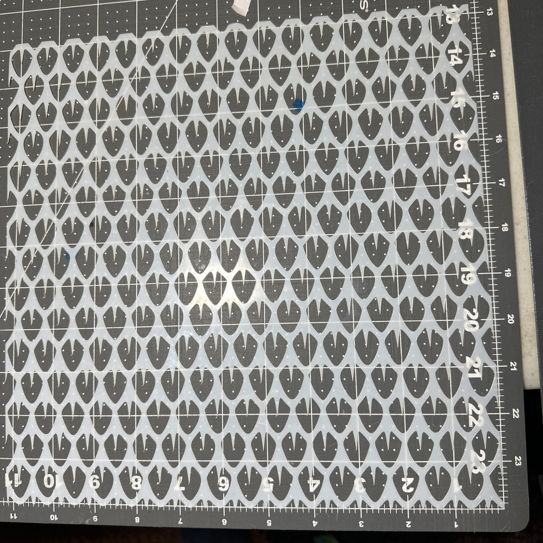 Dragon Scales 11” airbrush stencil reusable Mylar 10mil Fish scale ...